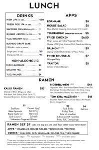 Menu – Kaiju